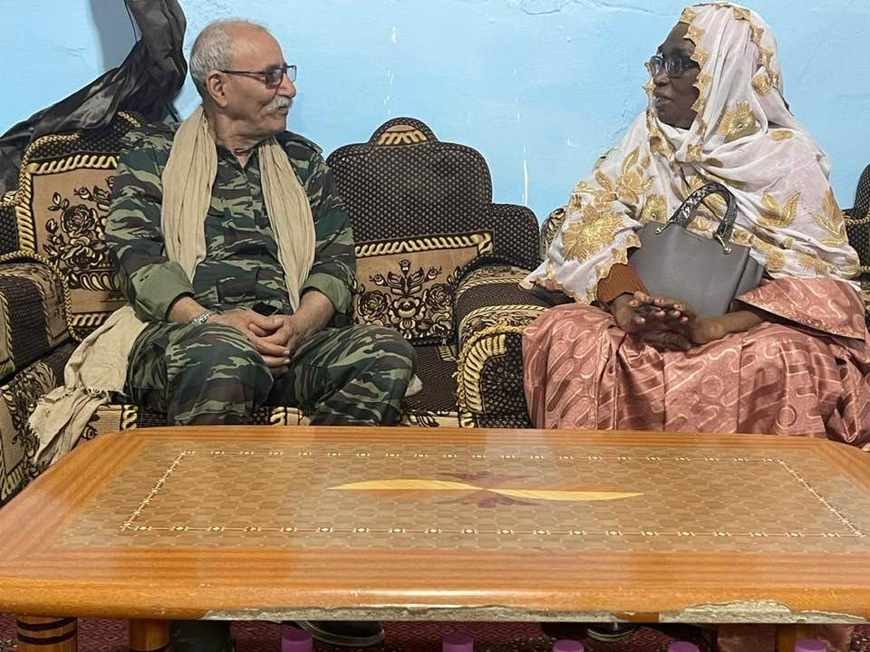 Le leader du Front Polisario, Brahim Ghali, reçoit la député Kadiata ...