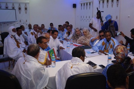 Inchiri/INSAF : Mme Lalya Aly Kamara échange avec les têtes de listes ...