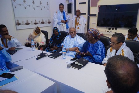 Inchiri/INSAF : Mme Lalya Aly Kamara échange avec les têtes de listes ...