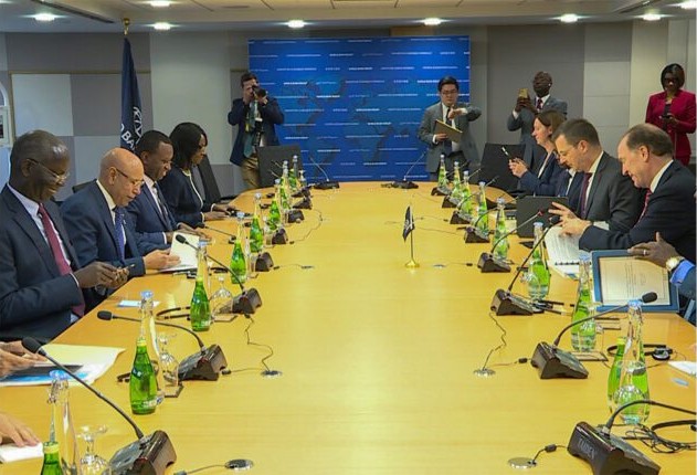 Le président Ghazouani a rencontré le président du groupe de la banque mondiale