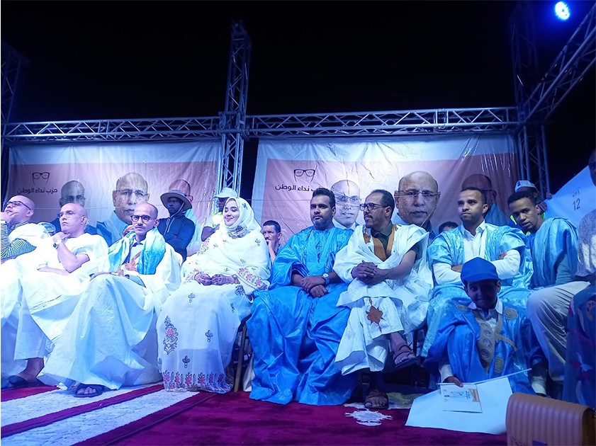 Le parti Nida El Watane organise un rassemblement électoral à Tevrag-Zeina